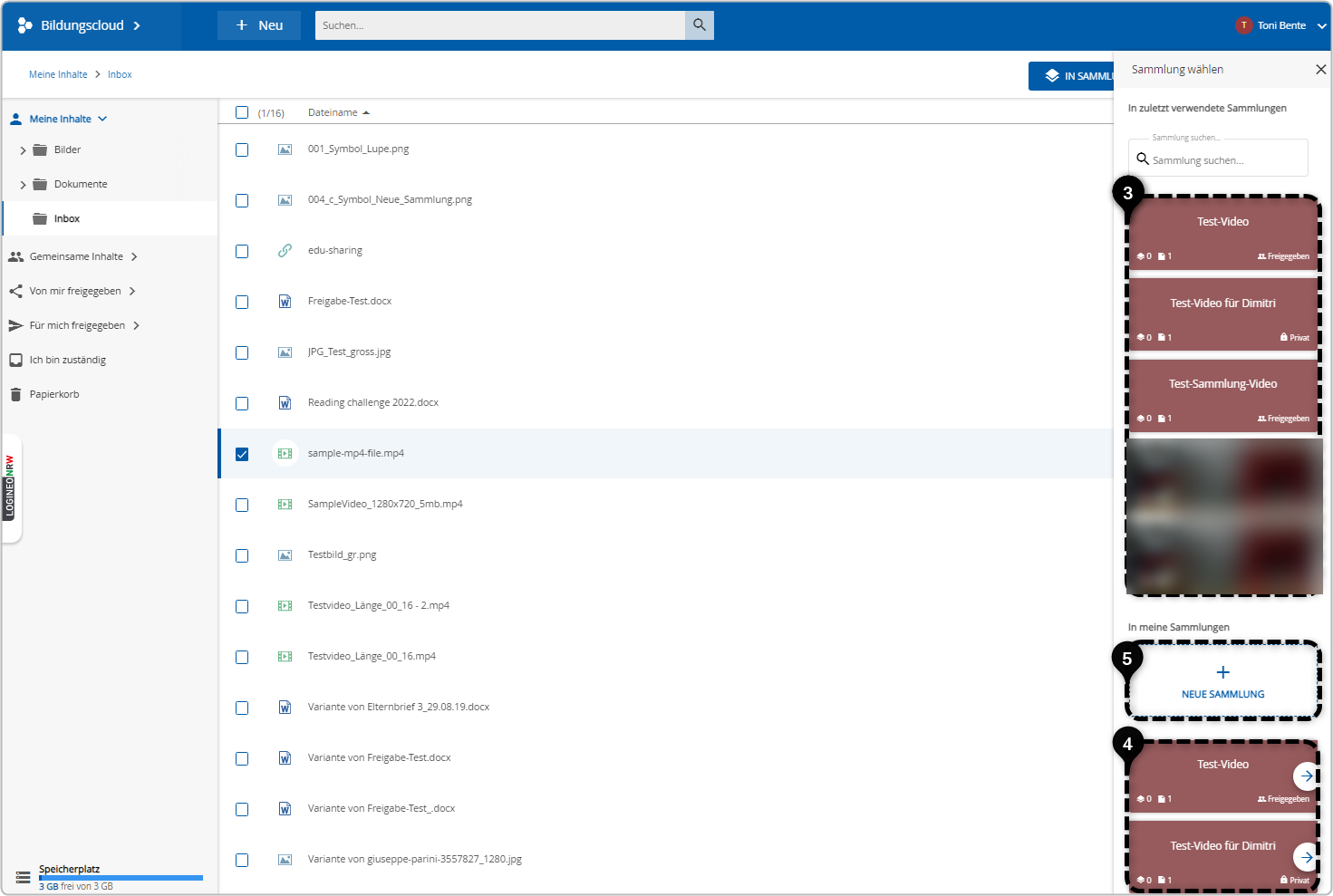 Sammlungen | Netzwerk-Moodle